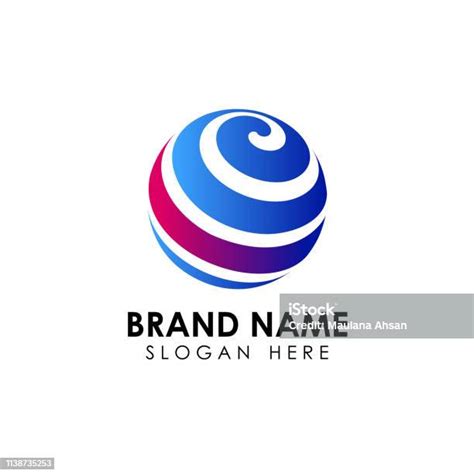 3d 디지털 글로브 로고 디자인입니다 글로브 벡터 아이콘 기호 디자인 3차원 형태에 대한 스톡 벡터 아트 및 기타 이미지 3차원 형태 개념 개체 그룹 Istock