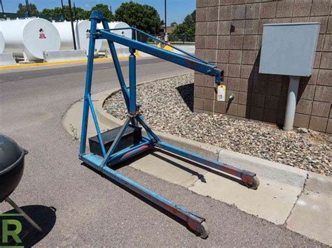 Hein Weber C200 2000 Lbs Capacity Engine Hoist Roller Auctions