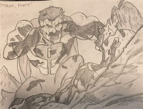 Took A Crack At Drawing The Think Mark” Scene Rinvincible