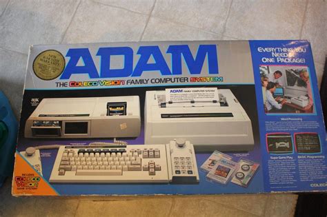 Vintage Adam Coleco Vision Computer System With Box W Bonus Games
