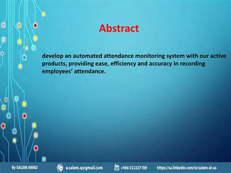 Automated Attendance Monitoring System Pptx