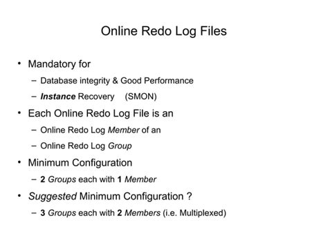 Presentation Oracle Undo And Redo Structures Ppt Databases Computer Software And Applications