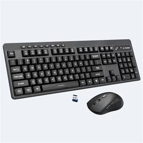 E Yooso E 777 Wireless Keyboard And Mouse Combo Black