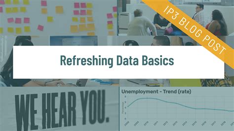 Refreshing Data Basics