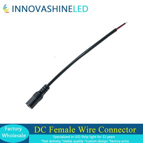 Female Dc Power Jack X Mm Dc Female Plug Connector Cable Wiring Led Strip Connectors