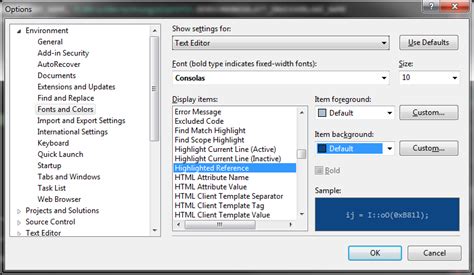 Highlighting Which Color Value For Highligting In Visual Studio Stack Overflow