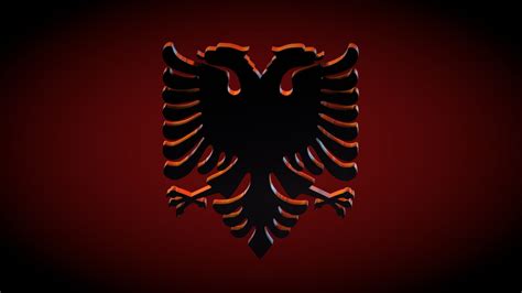 Albanian Eagle Flag Download Free 3d Model By Ng02 [27f33e9] Sketchfab