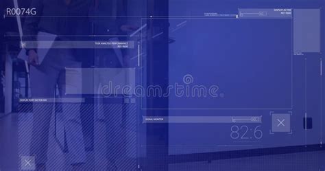 Image Of Computer Display Screen Over Asian Businesswoman With Laptop Entering In Boardroom Image Of Computer Display Screen Over Asian Businesswoman With Laptop Entering In Boardroom