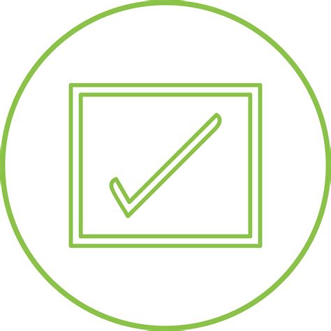 Checkbox Vector Icon Vector Art At Vecteezy