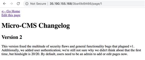 MyClassNotes Hacker101 CTF Micro CMS V2 Part 1