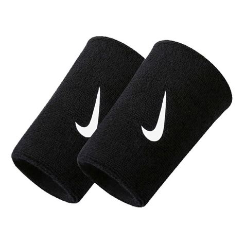 Nike Swoosh Doublewide Wristband Black Nnn05010os