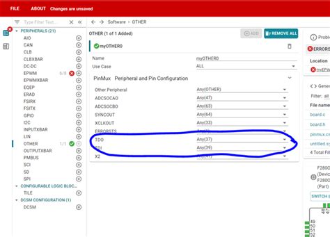 Tms320f280049 Tms320f280049 Sysconfig Adding Other Periferial C2000 Microcontrollers Forum