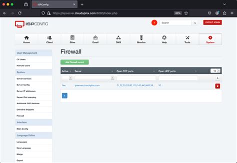 Install And Configure Ispconfig Control Panel On Debian 12 Cloudspinx