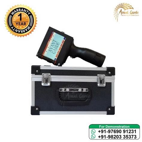 avant garde thermal inkjet printer mrp and expiry date printing