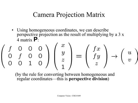 Matrix Camera System