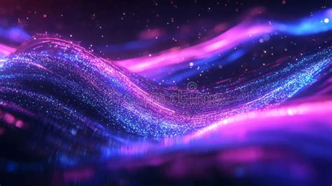 Futuristic Sci Fi Energy Flow With Electric Blue And Deep Violet Futuristic Sci Fi Energy Flow With Electric Blue And Deep Violet
