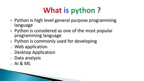 python tutorials pptx