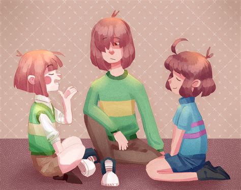 Kris Deltarune Kfc Gang Frisk Chara Deltarune Undertale персонажи Undertale