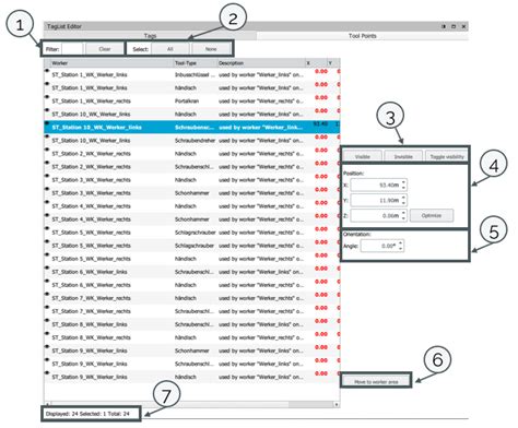 Ipolog 4 Workspace Taglist Editor Ipolog Hilfe