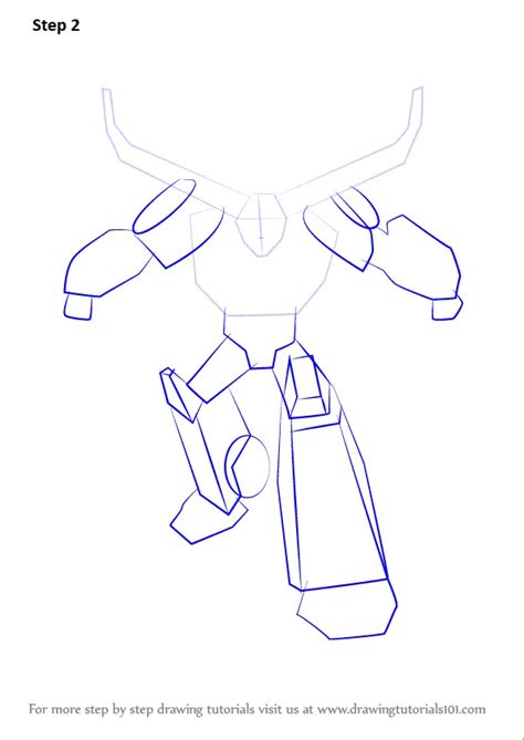 How To Draw Thunderhoof From Transformers Transformers Step By Step