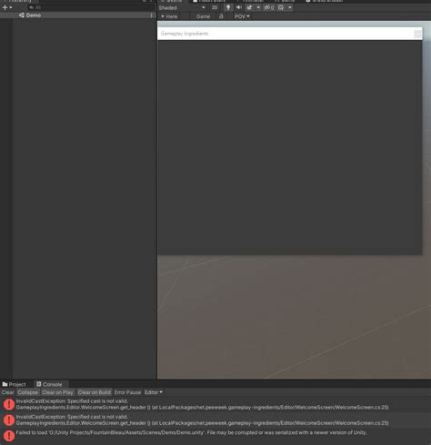unusable in 2019 4 1f1 with hdrp 7 4 2 · issue 17 · unity technologies fontainebleaudemo · github