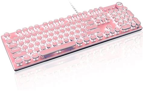 Basaltech Pink Mechanical Gaming Keyboard Best Colourful Cute Keyboards Trending On TikTok