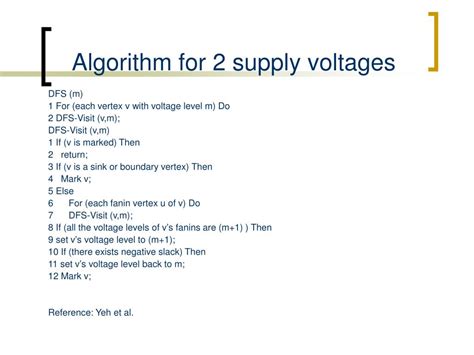 Ppt Power Optimization Techniques Using Multiple Vdd Presented By Rajesh Panda Powerpoint