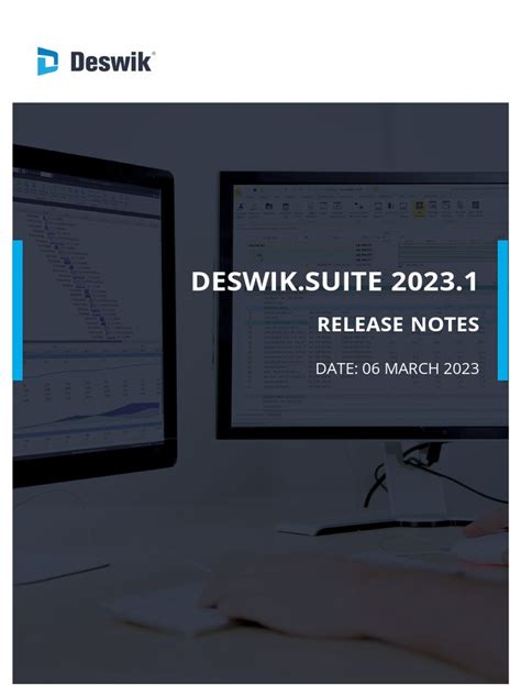 Deswik Suite 2023 1 Release Notes Pdf Computer File Data Type