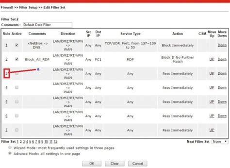 Configuring Vigor Router Firewall Using Objects To Allow Rdp Access From One Source Ip Address