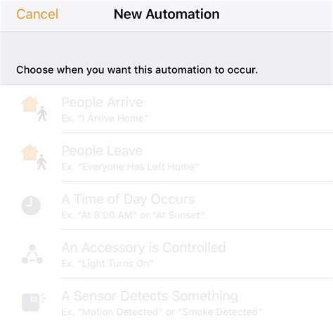 Why Cant I Create A New Automation All Triggers Are Greyed Out R Homekit