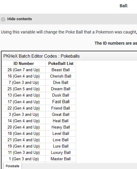 using pkhex how to use the batch editor in pkhex page 3 saves