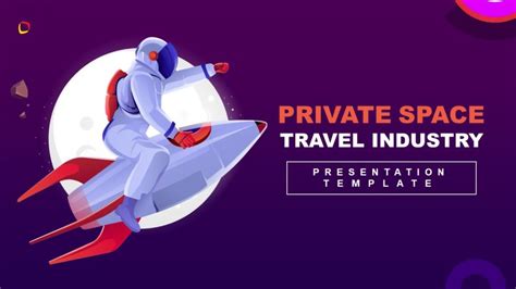 Space Travel Industry Ppt Template Cover Slide Slidemodel