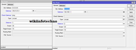 Cara Simple Setting Failover Mikrotik 2 Isp Wiki Info Techno