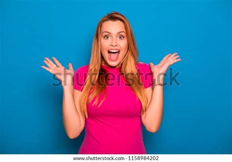 Sexy Plus Size Model Long Red Stock Photo Shutterstock