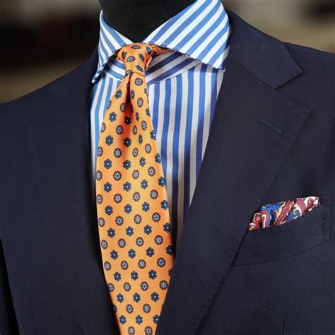 5 Colorful Blue Suit Shirt And Tie Combinations The Noble Dandy