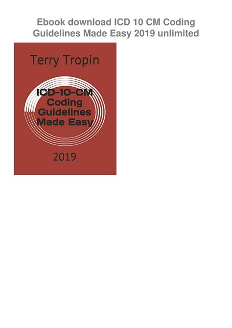 PPT Ebook Download Icd 10 Cm Coding Guidelines Made Easy 2019 Unlimited PowerPoint