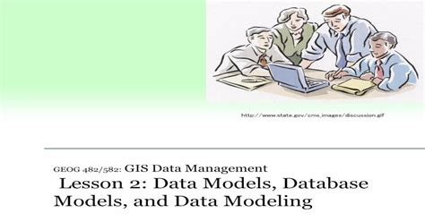 pdf gis data management lesson 2 data models database models