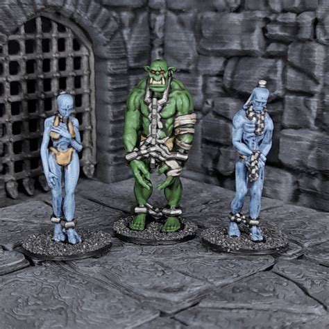 3d Print Of Alien Slaves Captives Objective Markers Tokens By Moncapitan