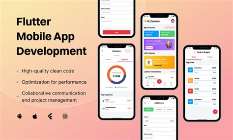 Do Flutter Mobile App Development For Both Android And Ios App By