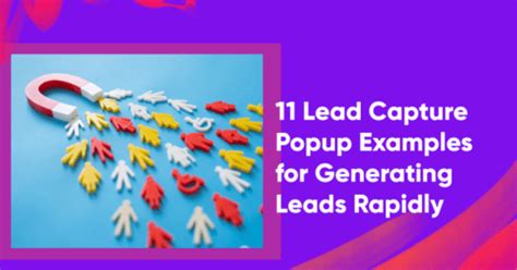 11 Lead Capture Popup Examples For Generating Leads Rapidly