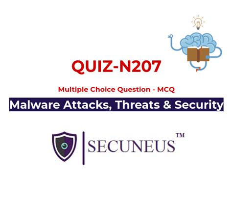 Malware Threats And Security Quiz N207 Cyber Security Secuneus Tech