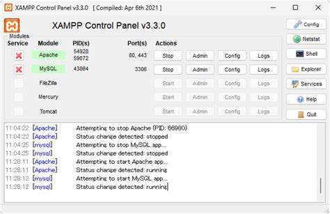 Xampp Phpプログラムからmariadbへ接続テスト