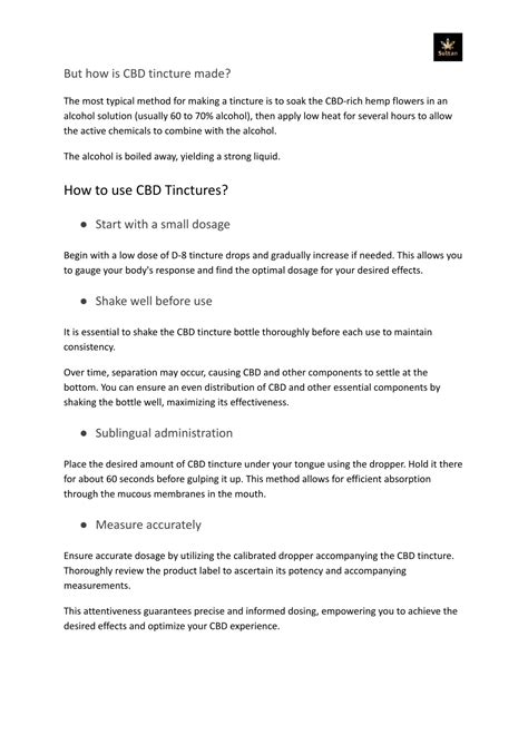 PPT Understanding CBD Tincture All You Need To Know PowerPoint Presentation ID