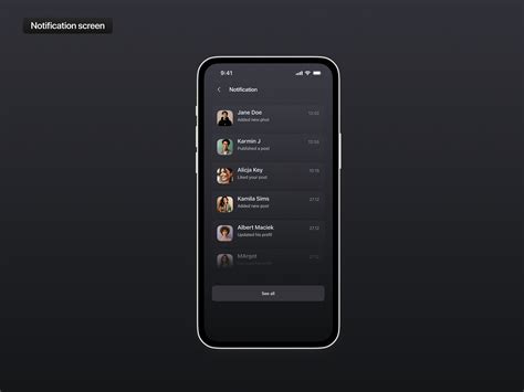 Daily Ui 55 Notification Screen By Konrad Kamil Kowalski On Dribbble