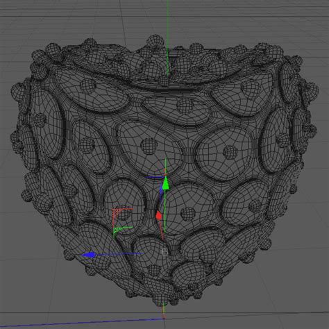 beating heart 3d model animation