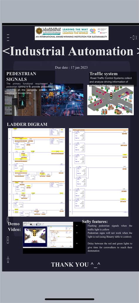 Odai Saeed On Linkedin Here A Full Traffic Light System Using Plc With Safety Features