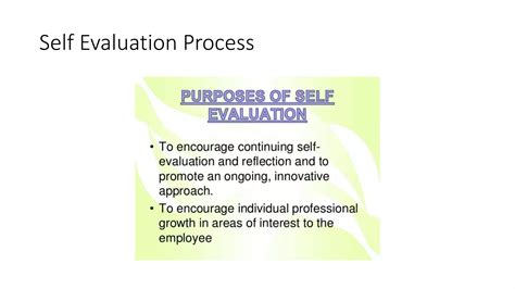 Self Evaluation Ppt Pptx