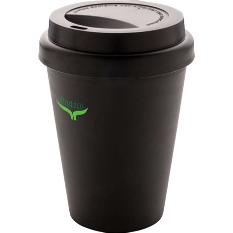 Wiederverwendbarer Doppelwandiger Kaffeebecher 300 Ml 300 Ml Schwarz