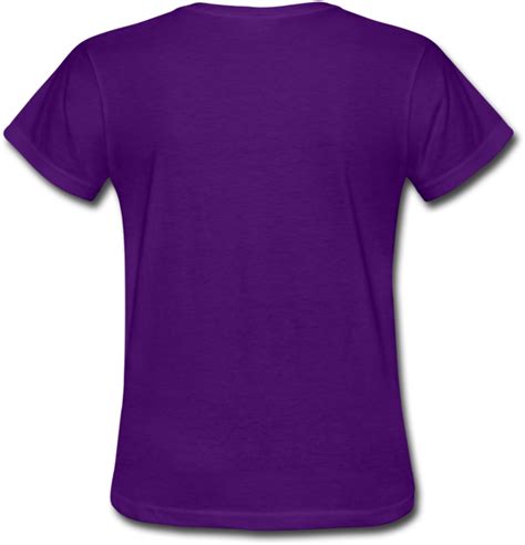 Download Purple T Shirt Back View