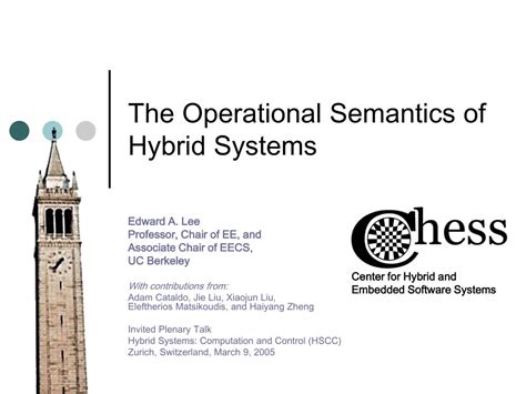ppt the operational semantics of hybrid systems powerpoint